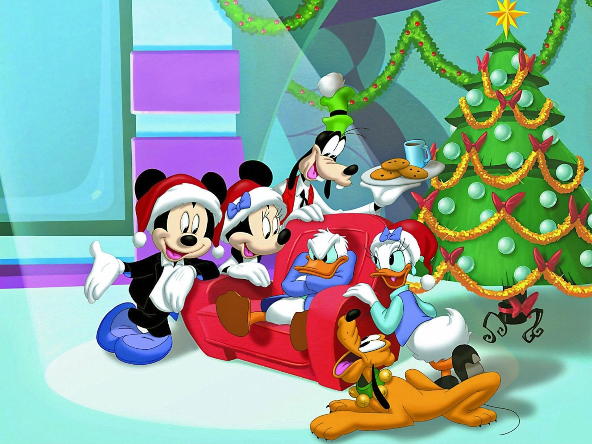 Mickey Mouse Christmas Backgrounds (64+ pictures) - WallpaperSet