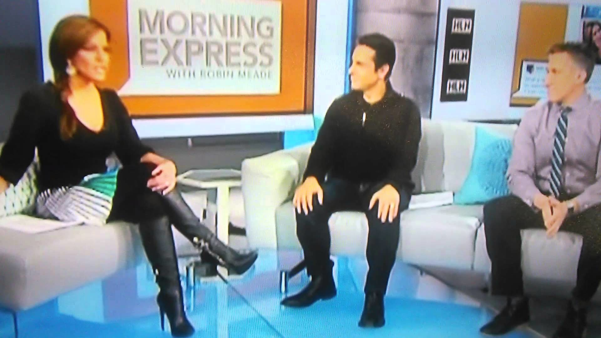 Robin Meade Black Boots