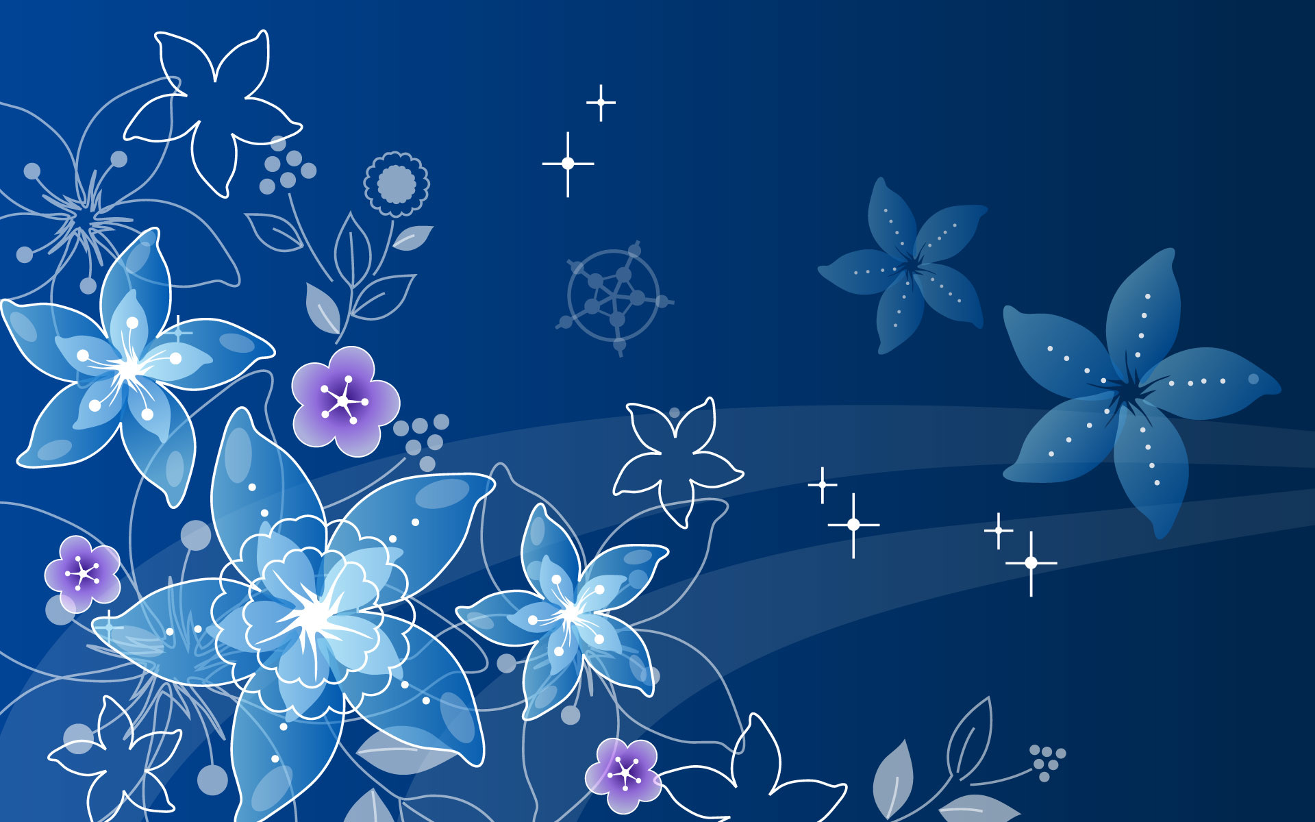 Blue Flowers Background (53+ pictures) - WallpaperSet